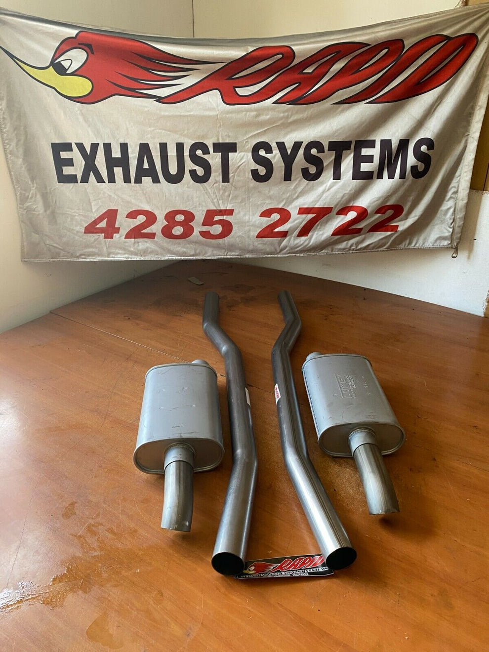 Holden HQ, HJ, HZ, HX sedan (V8) 2 1/2" Mandrel bent extractor back du ...